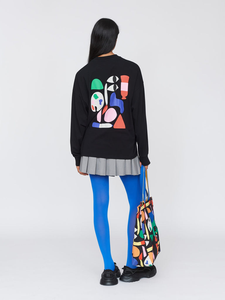 Feeling Arty Long Sleeve T-shirt – Lazy Oaf