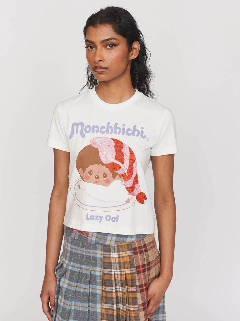 Monchhichi Sushi Gem Fitted Tee | Lazy Oaf Collaboration
