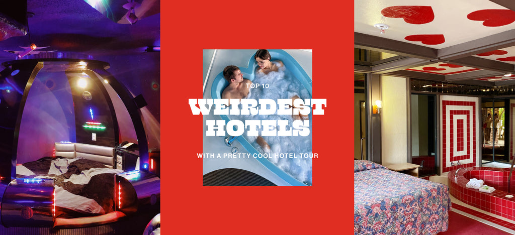 Top 10 weirdest hotels with A Pretty Cool Hotel Tour – Lazy Oaf