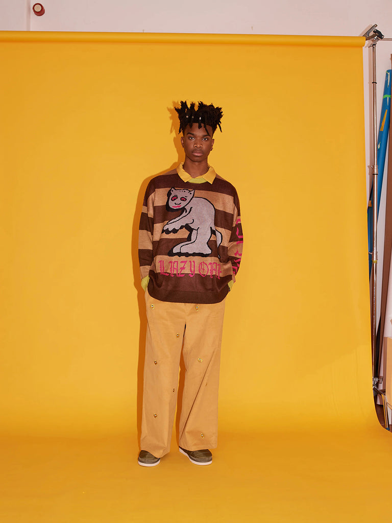 Medieval Times Knit Jumper – Lazy Oaf