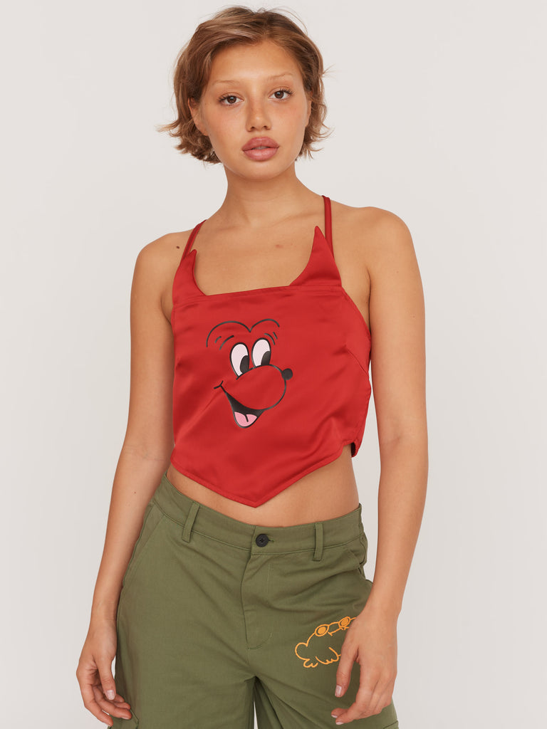 Devil Strappy Crop Top – Lazy Oaf