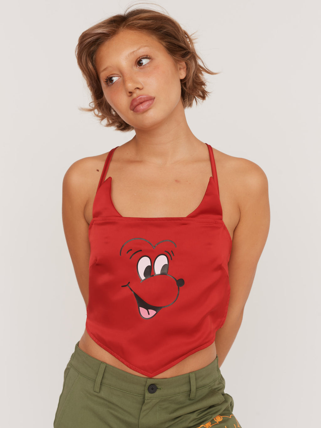 Devil Strappy Crop Top – Lazy Oaf