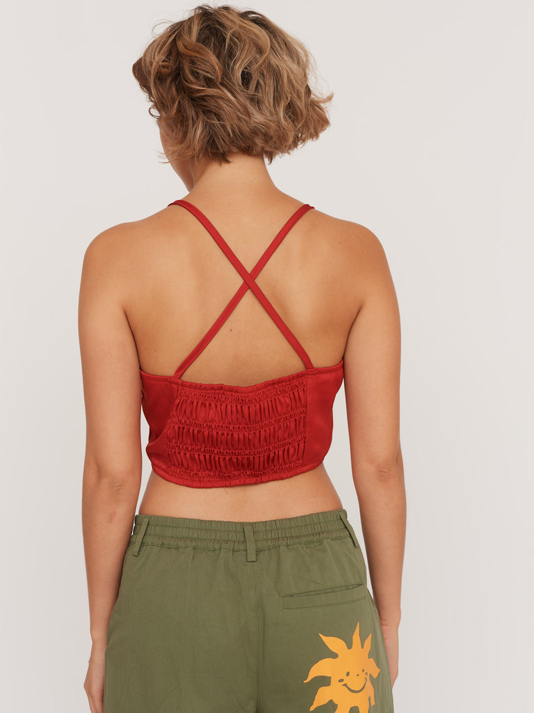 Devil Strappy Crop Top – Lazy Oaf