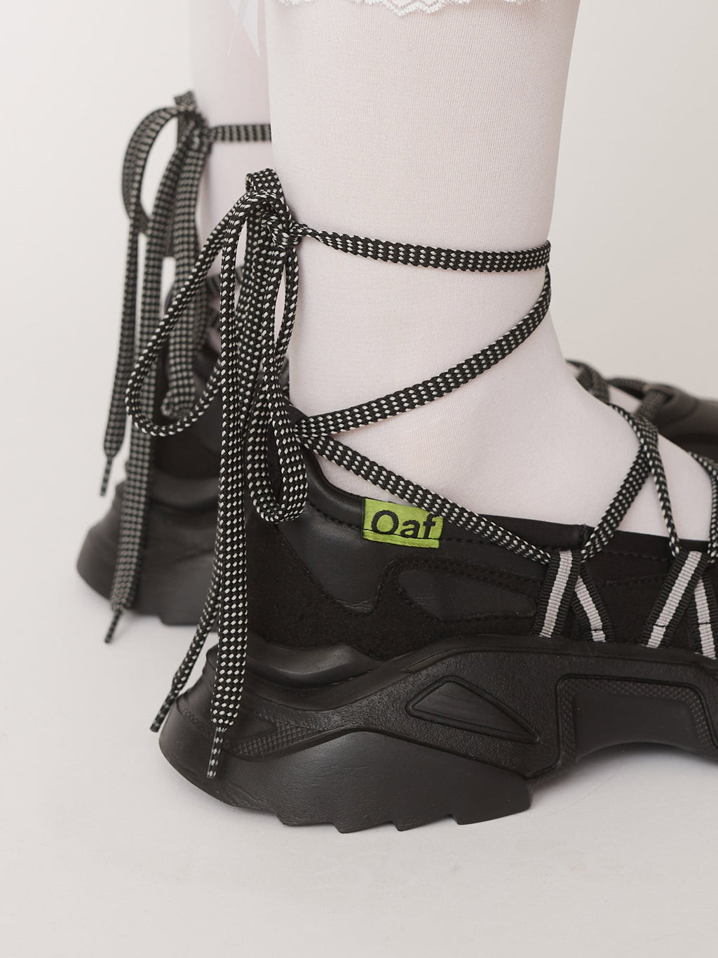 Happy Sad Lace Up Ballet Sneaker – Lazy Oaf