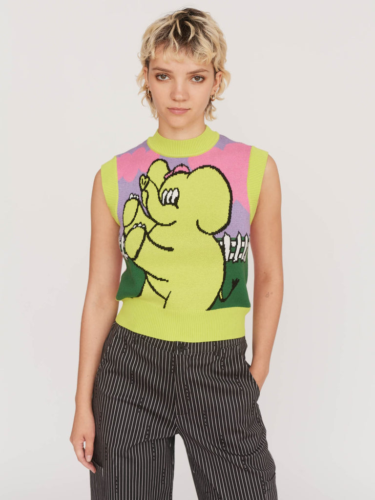 Fever Dream Knitted Vest – Lazy Oaf
