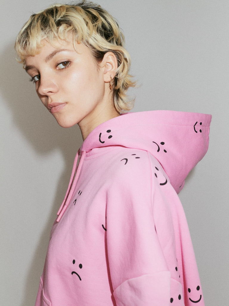 Happy Sad Boxy Hoodie – Lazy Oaf