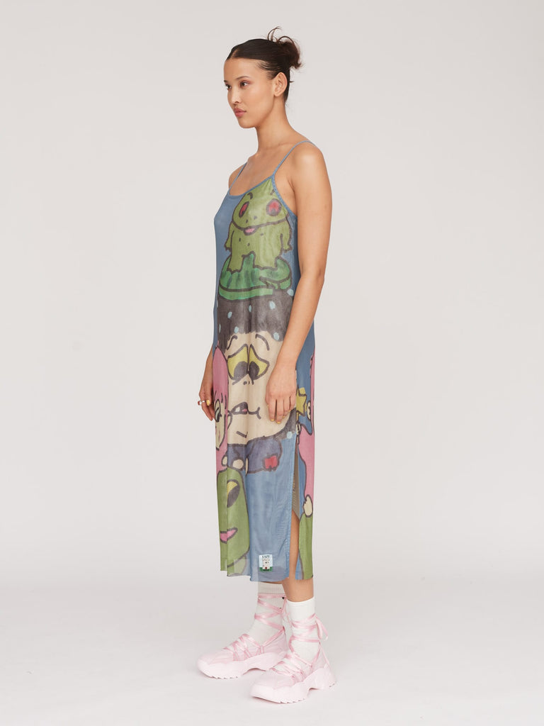 Under A Spell Mesh Dress – Lazy Oaf