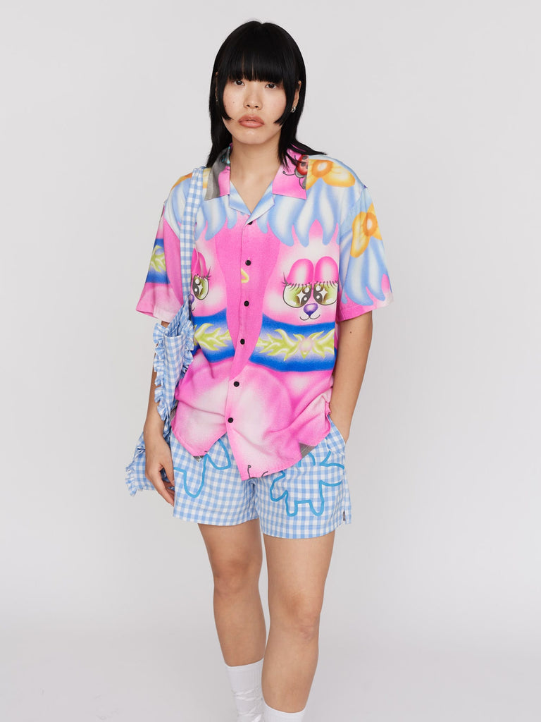 LO x Lony Mathis Cherry Garden Bowling Shirt – Lazy Oaf