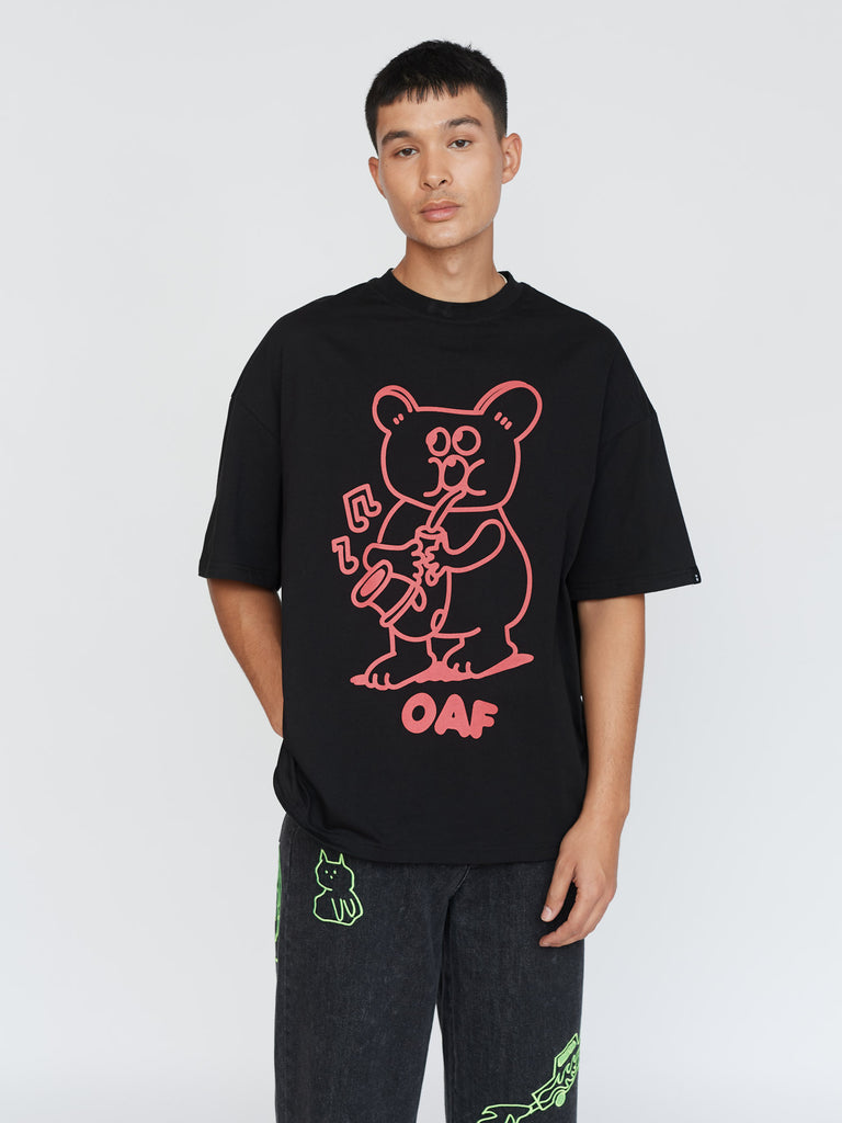 Saxy Bear Unisex Tee – Lazy Oaf