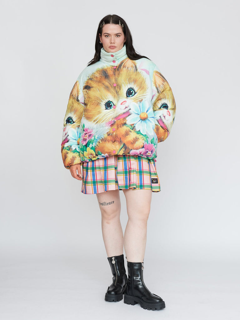 Picking Flowers Puffer Jacket – Lazy Oaf