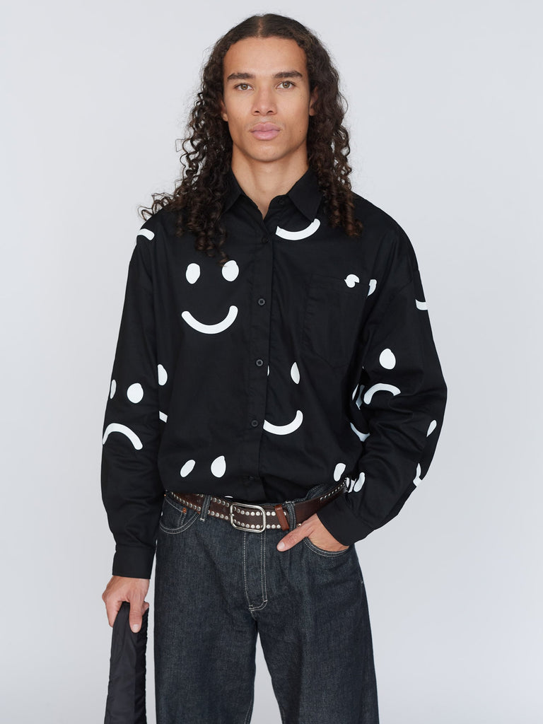 Happy Sad Oversized Shirt – Lazy Oaf