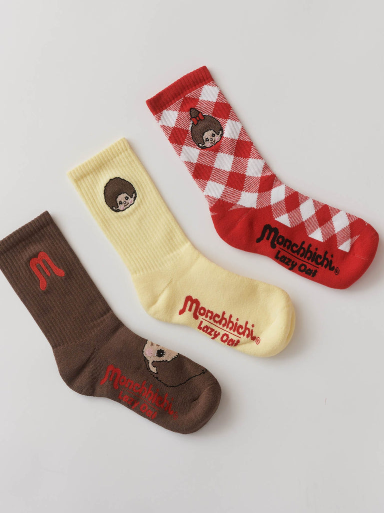 Monchhichi x Lazy Oaf Sock Pack | Collaboration Accessories