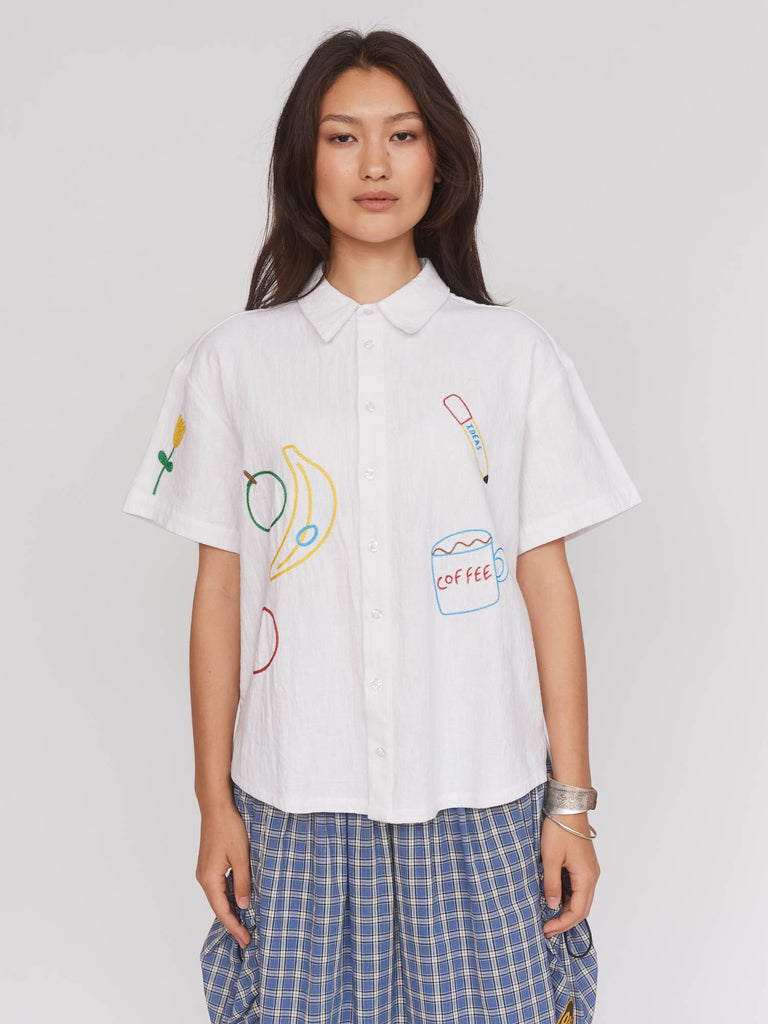 Sketchy Notebook Shirt – Lazy Oaf