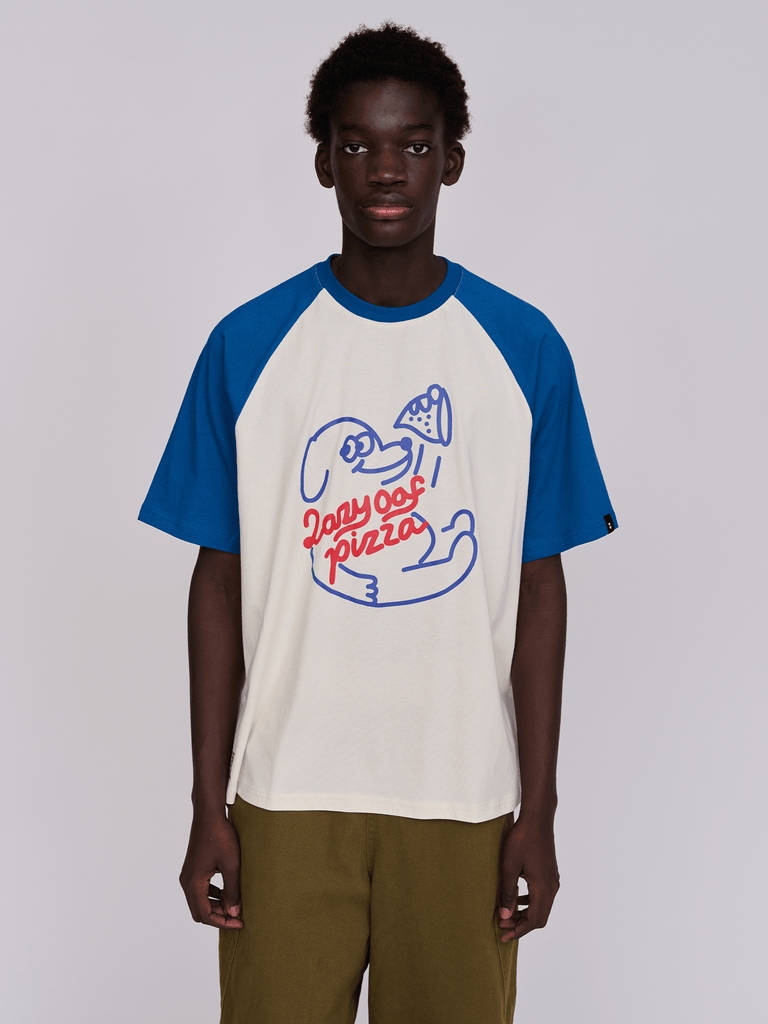 Oaf Pizza Raglan T-Shirt – Lazy Oaf
