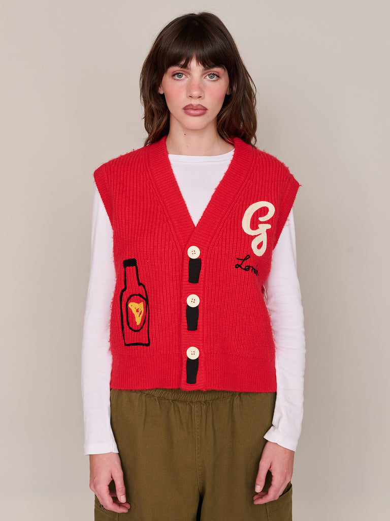 Guinness x Lazy Oaf Genius Button Through Vest