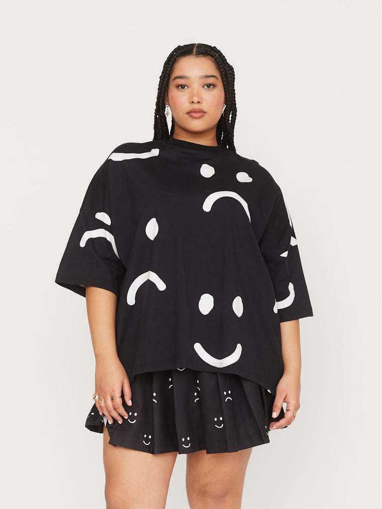 Happy Sad Oversized T-Shirt – Lazy Oaf