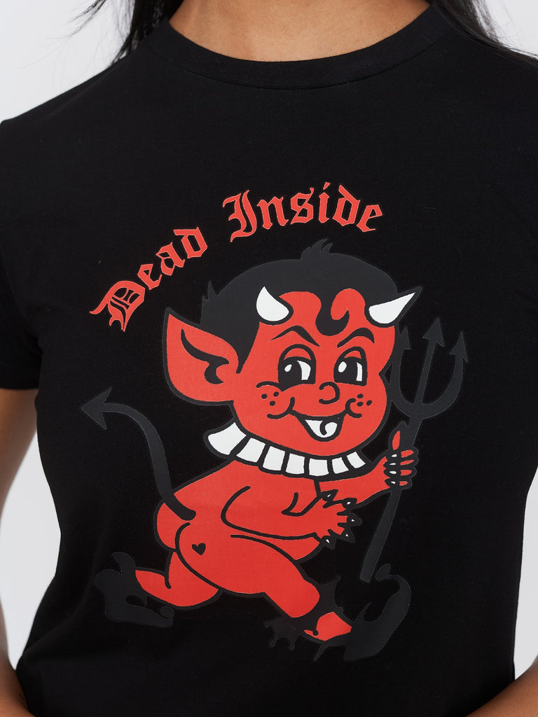 Little Devil Fitted Tee – Lazy Oaf