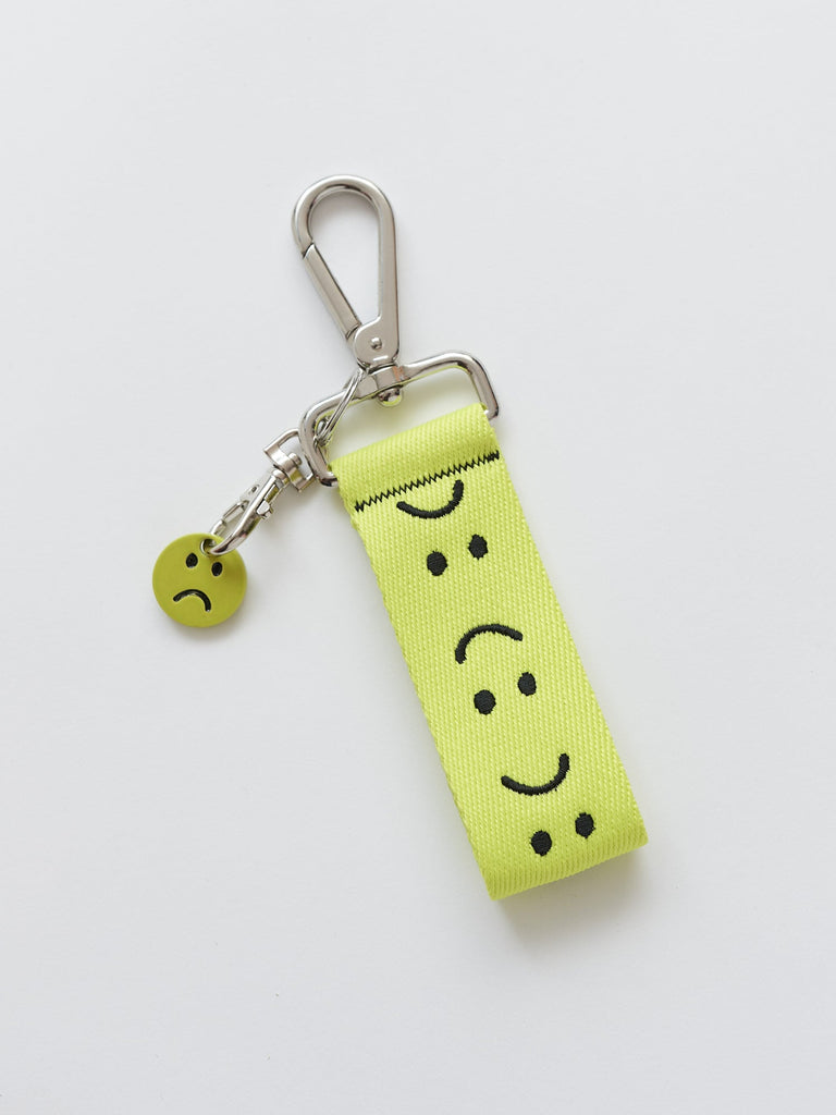Happy Sad Keyring Neon – Lazy Oaf