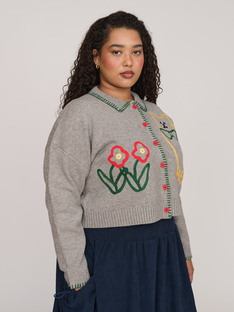 Smart Boy Button Up Cardigan – Lazy Oaf
