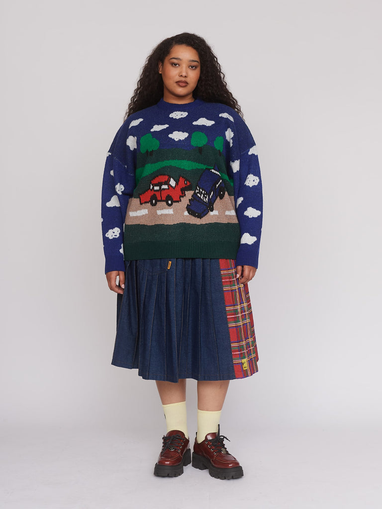 It's A Car Crash Jumper – Lazy Oaf