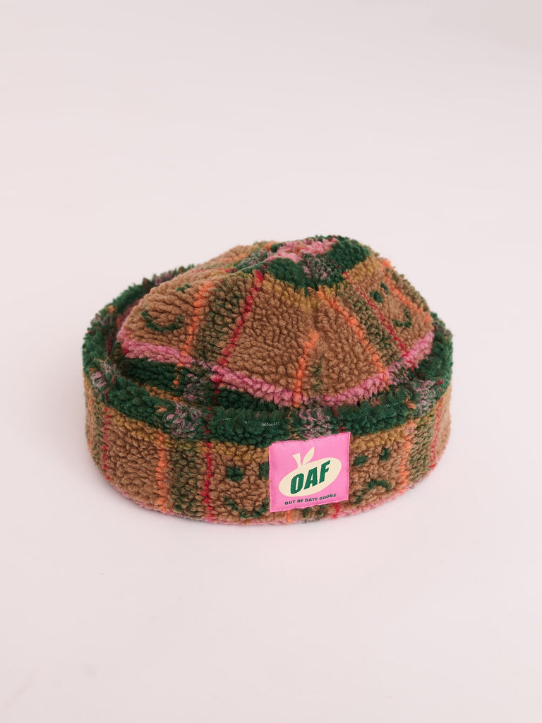 Happy Sad Check Fleece Hat – Lazy Oaf