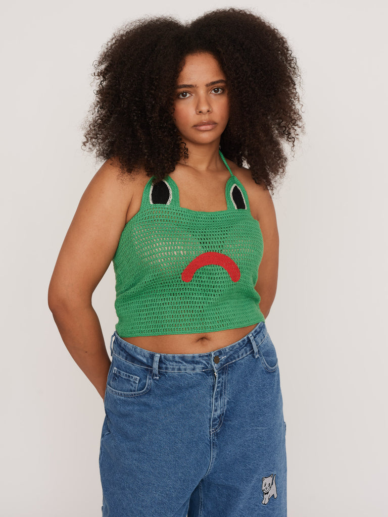 Froggy Open Knit Top – Lazy Oaf