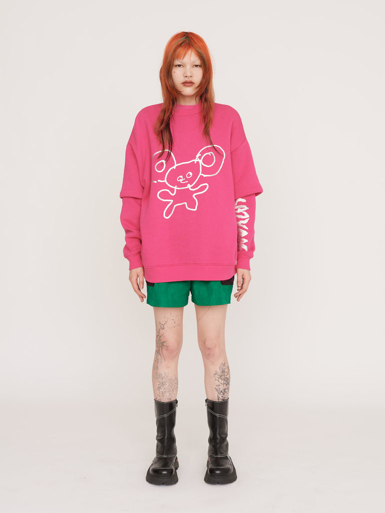 Lazy Days Layered Sweatshirt – Lazy Oaf