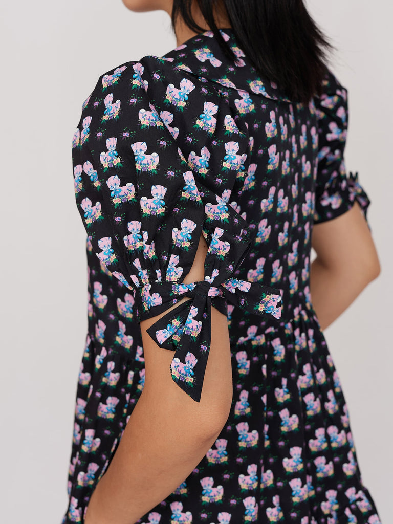 Charming Cat Smock Dress – Lazy Oaf