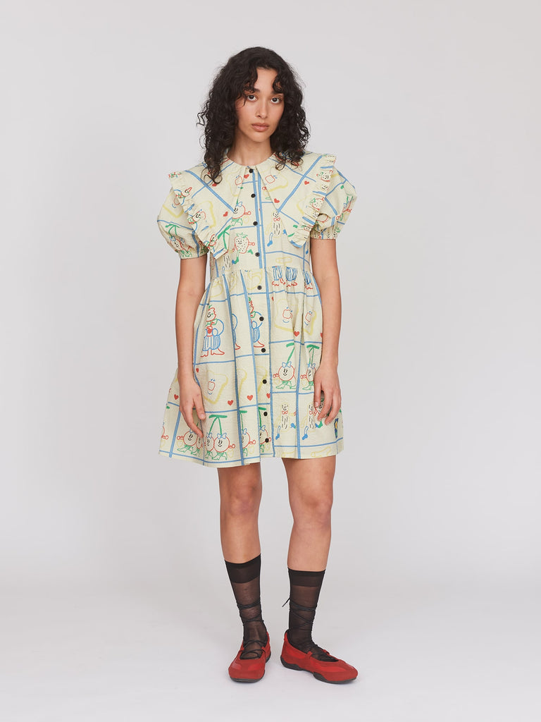 Magic Trick Ruffle Dress – Lazy Oaf