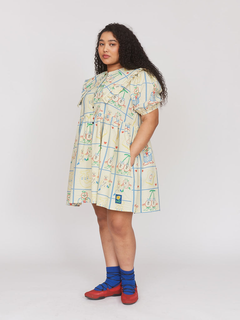 Magic Trick Ruffle Dress – Lazy Oaf