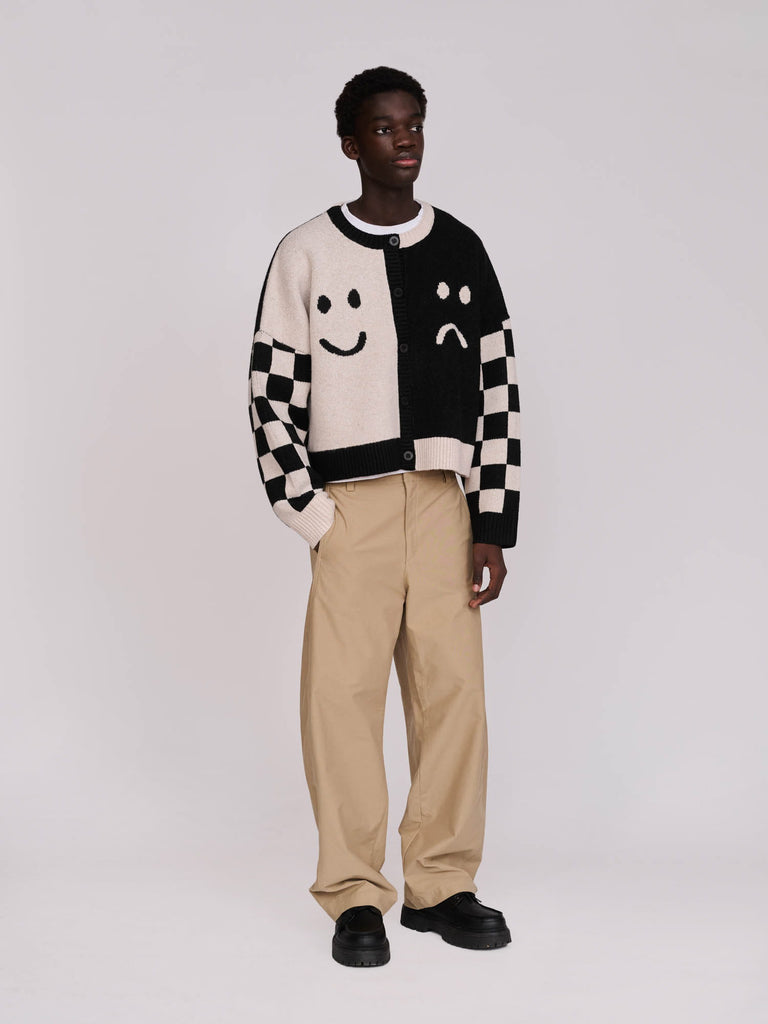 Half Happy Half Sad Cardigan – Lazy Oaf