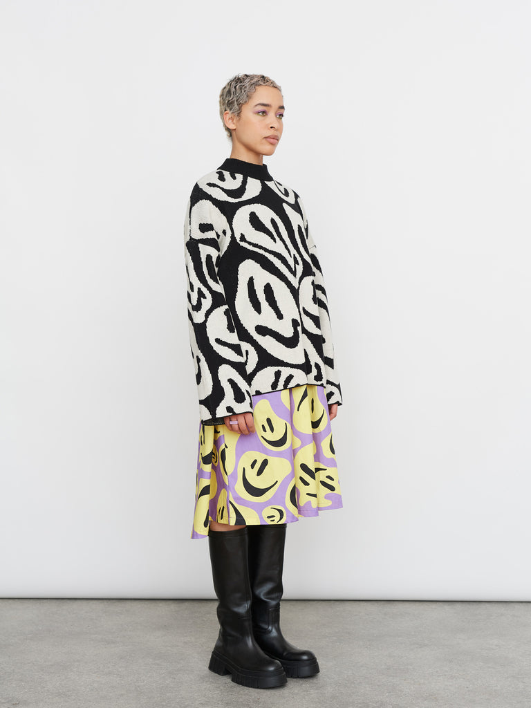 Squish Smile Knitted Jumper – Lazy Oaf