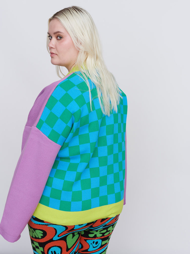 Watching You Knitted Jumper – Lazy Oaf