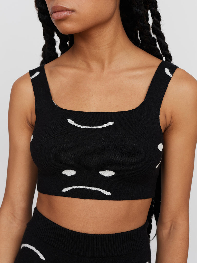 Happy Sad Knit Top – Lazy Oaf