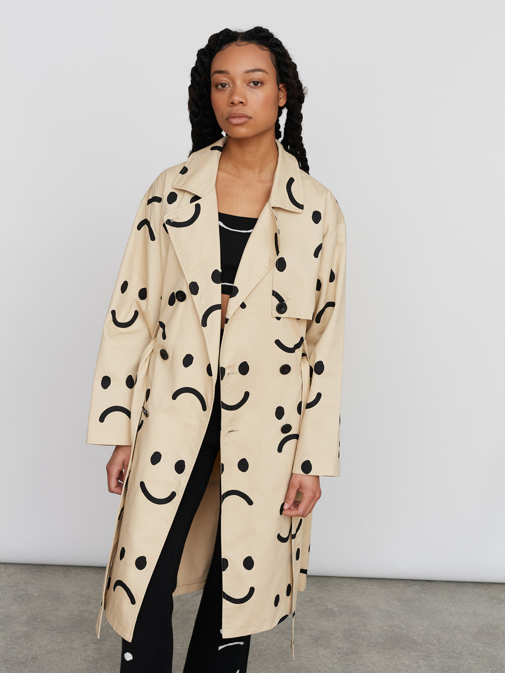 Happy Sad Trench Coat#N# #N# #N# #N# #N# – Lazy Oaf