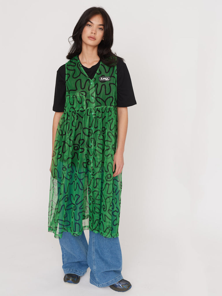 Big Trip Mesh Dress – Lazy Oaf
