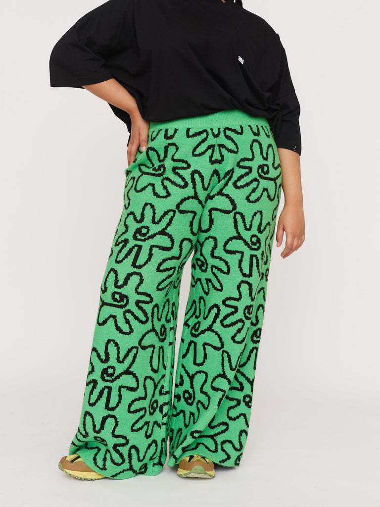 Flower Power Knit Pants – Lazy Oaf