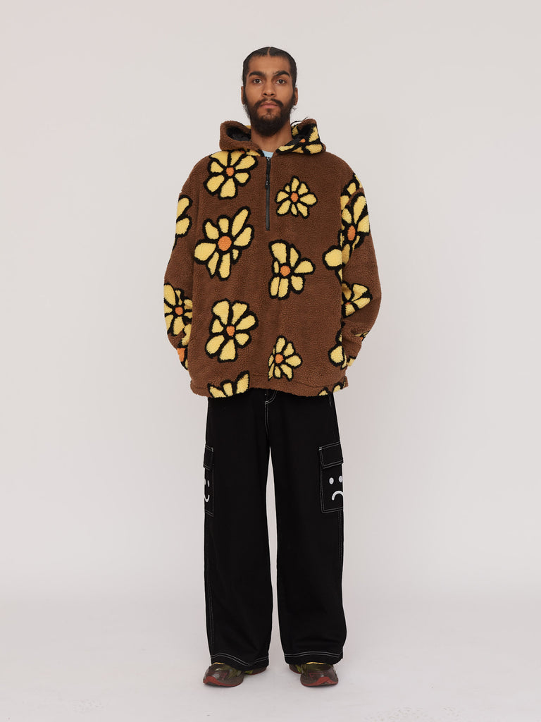 Flower Fleece Hoodie – Lazy Oaf