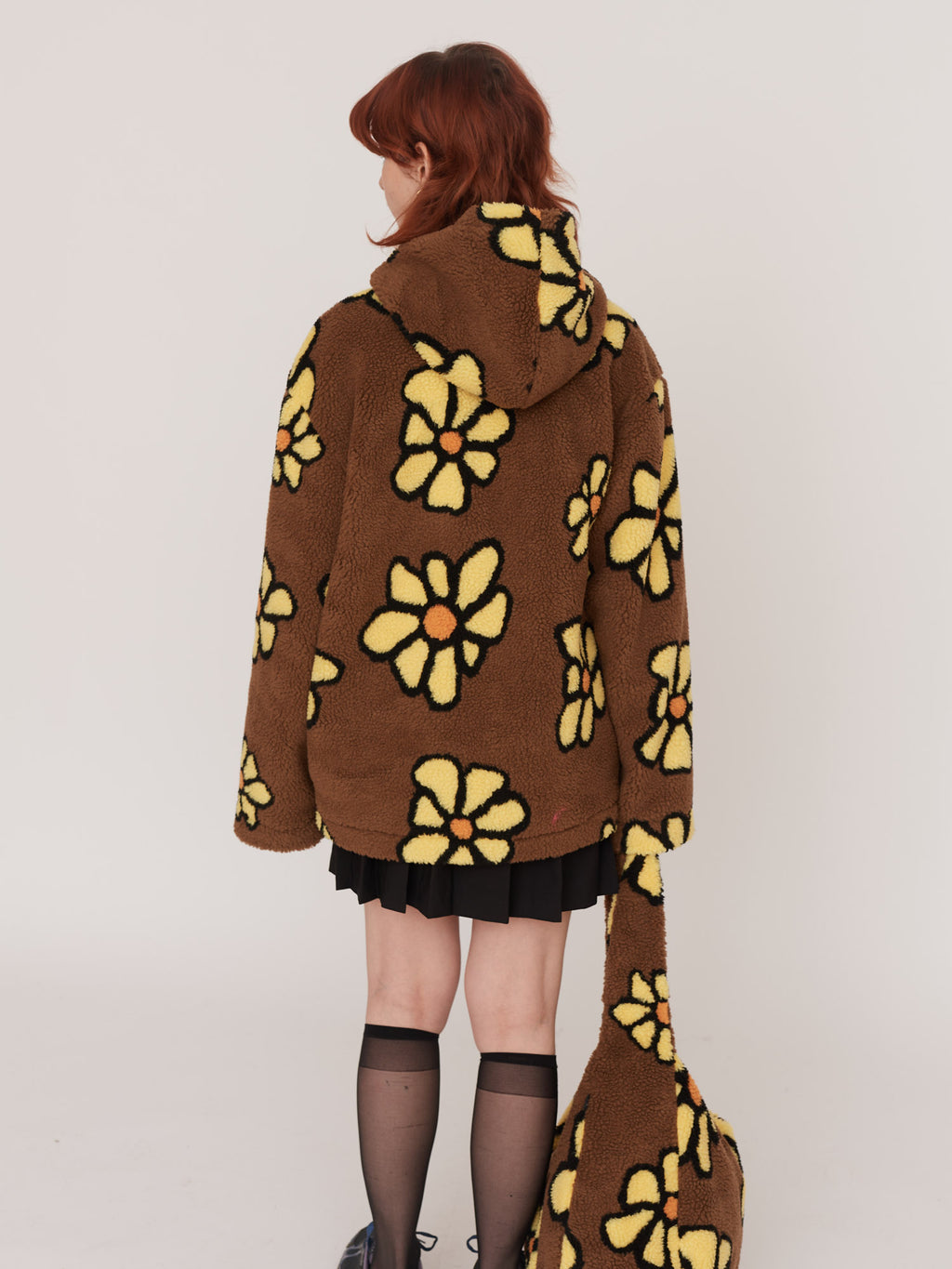 Flower Fleece Hoodie – Lazy Oaf