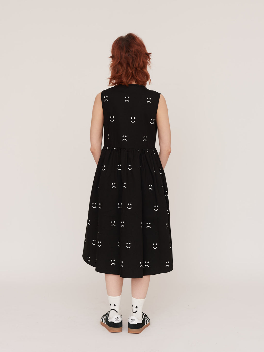 Happy Sad Gilet Dress – Lazy Oaf