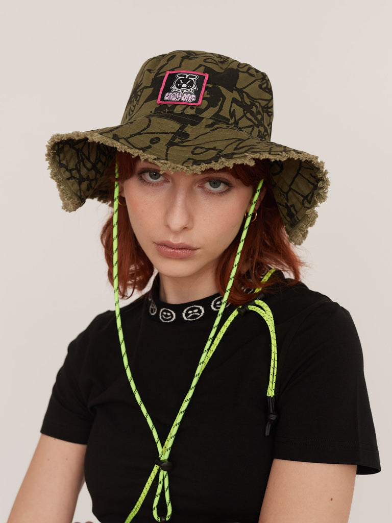 Sketchy Rave Hat – Lazy Oaf