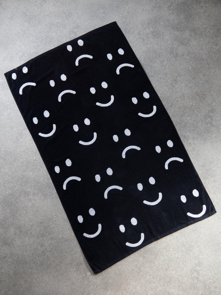 Happy Sad Bath Towel – Lazy Oaf