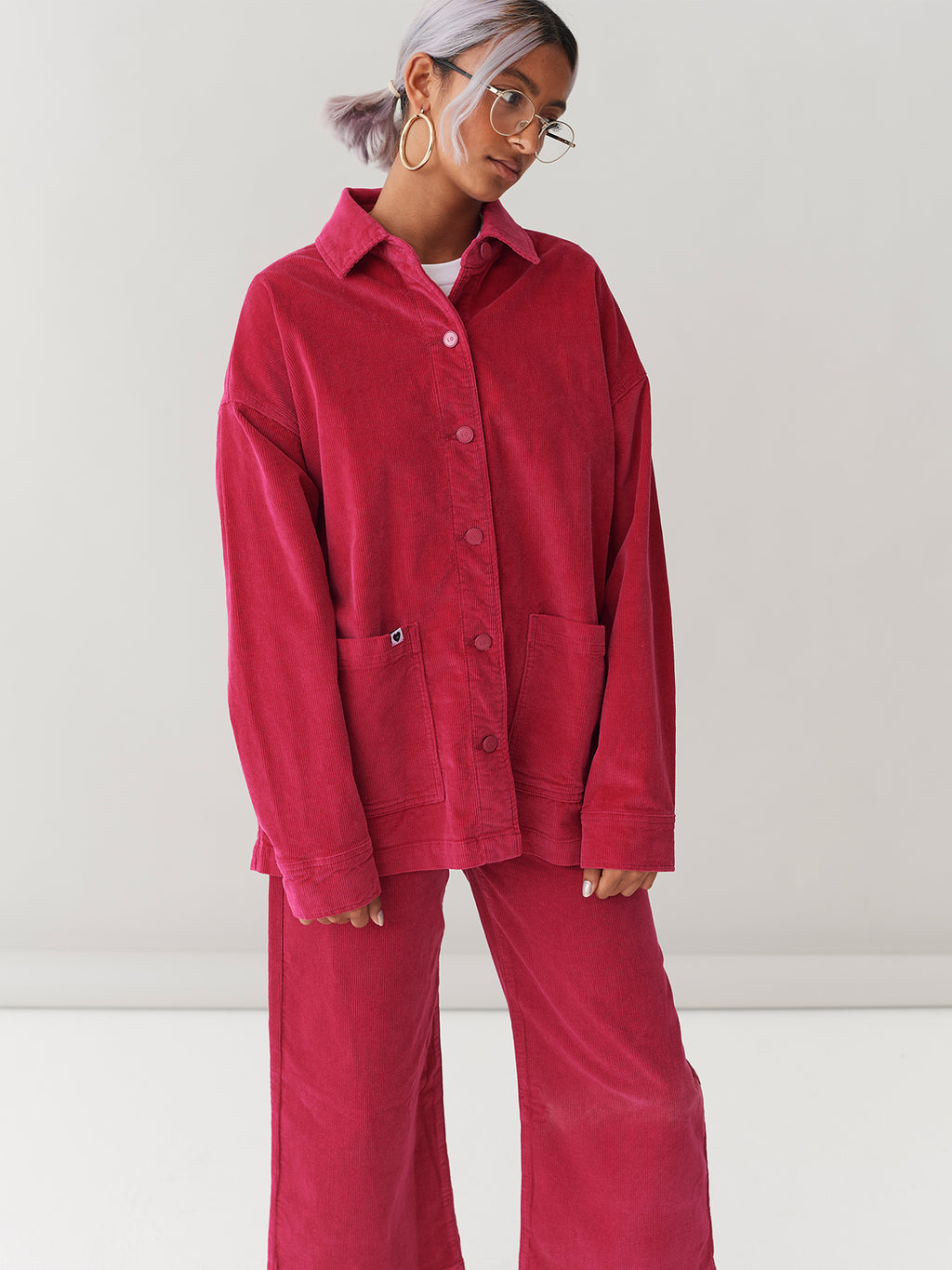 LO Chore Jacket - Pink Cord#N# #N# #N# #N# #N# – Lazy Oaf