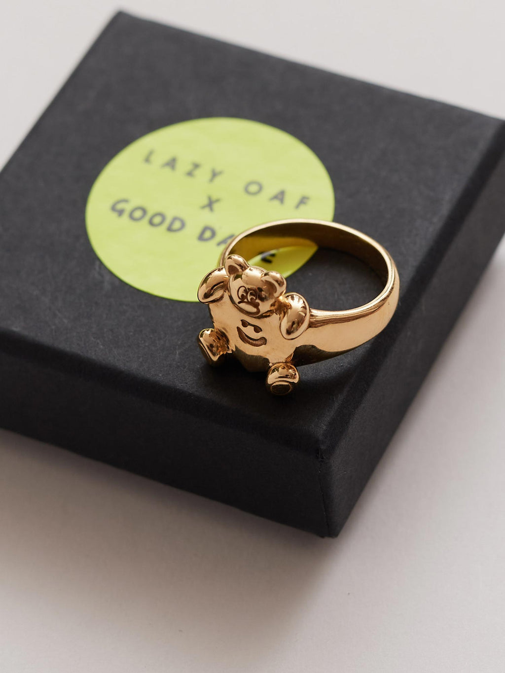 LO x Good Daze Gold Unbearable Ring – Lazy Oaf