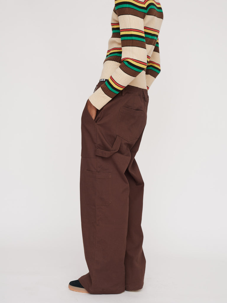 Smokey Brown Carpenter Pants – Lazy Oaf