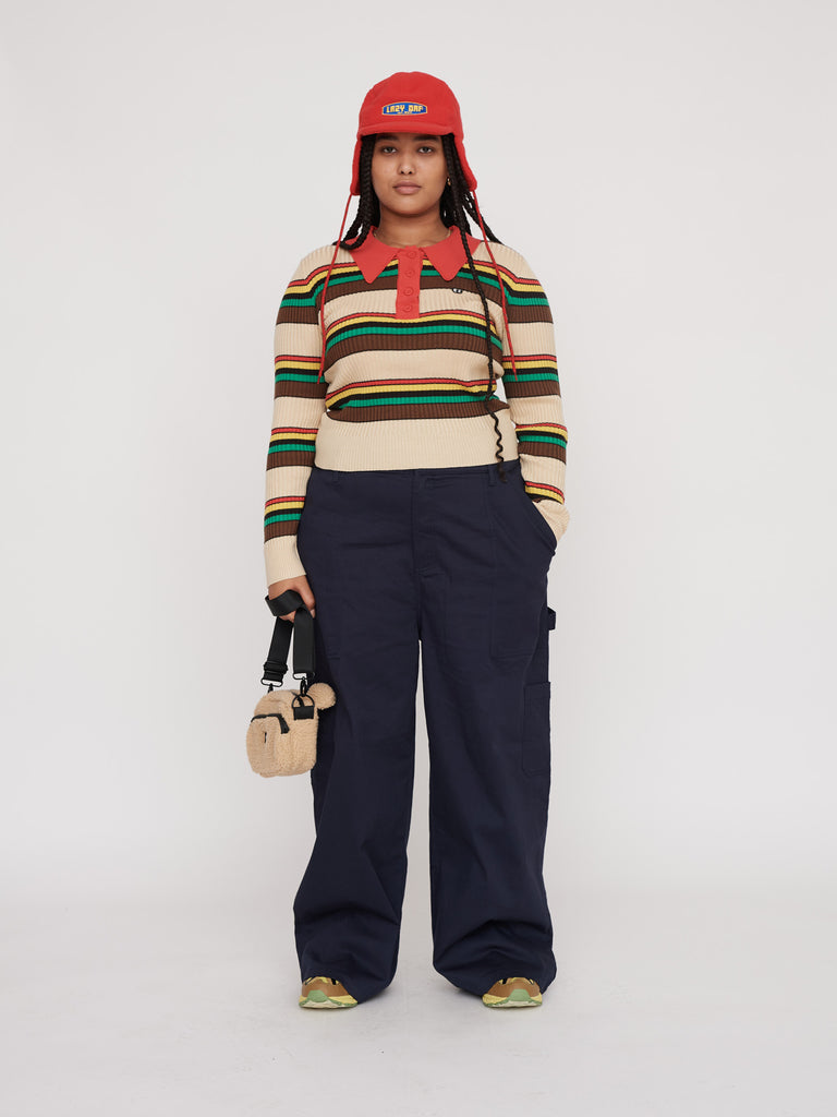 Sorry We're Open Navy Carpenter Pants – Lazy Oaf